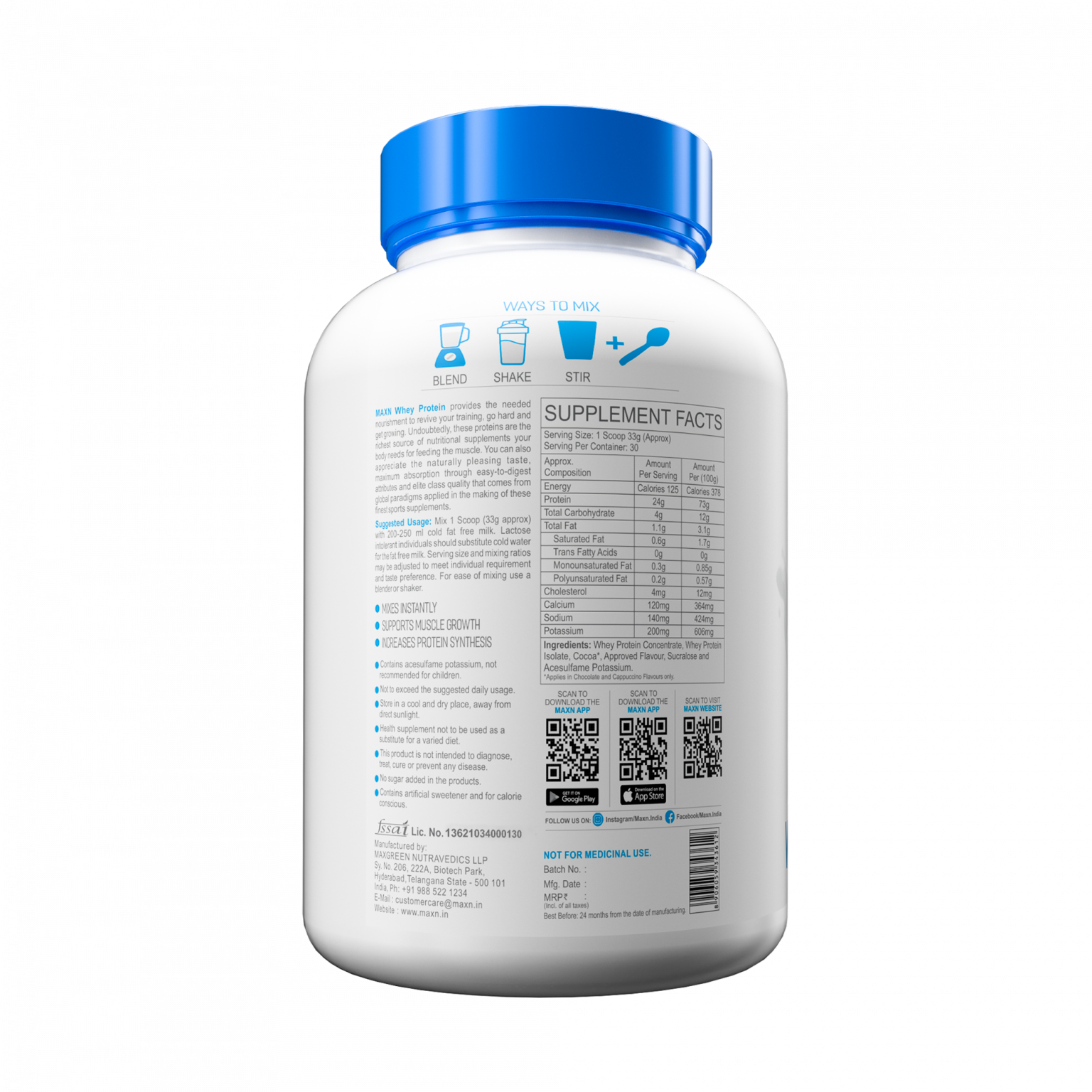 Whey Protein Supplement | MAXN